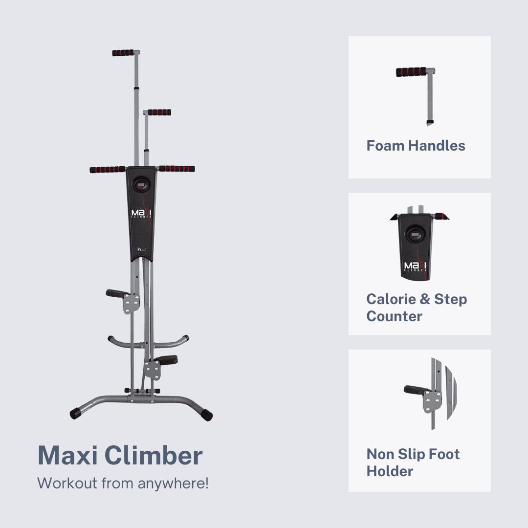 Maxi Climber Vertical Climber Stair Stepper for Weight Loss Workout and ...