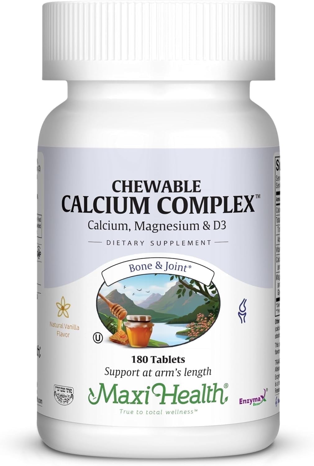 Maxi Health Chewable Calcium Complex – Bone, Joint & Teeth Support ...