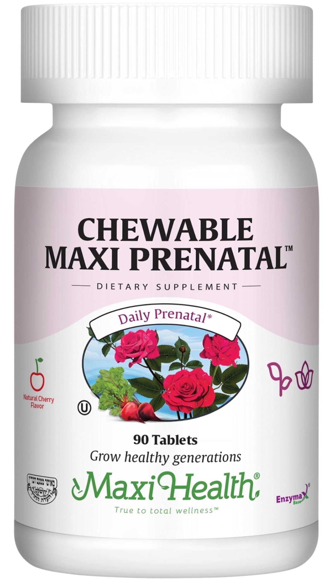 Maxi Health Chewable Prenatal Vitamin – over 25 Essential Vitamins ...