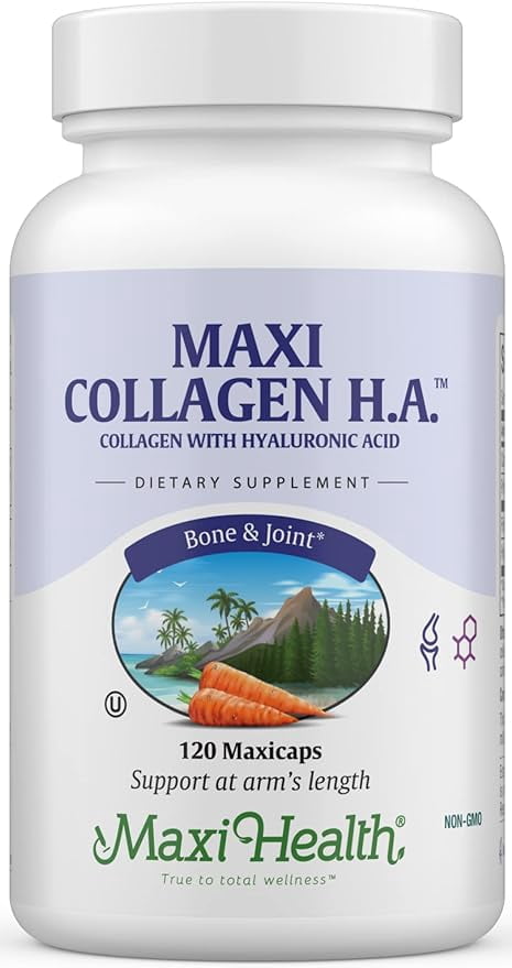 Maxi Health Collagen with Hyaluronic Acid Capsules - Type I Fish ...