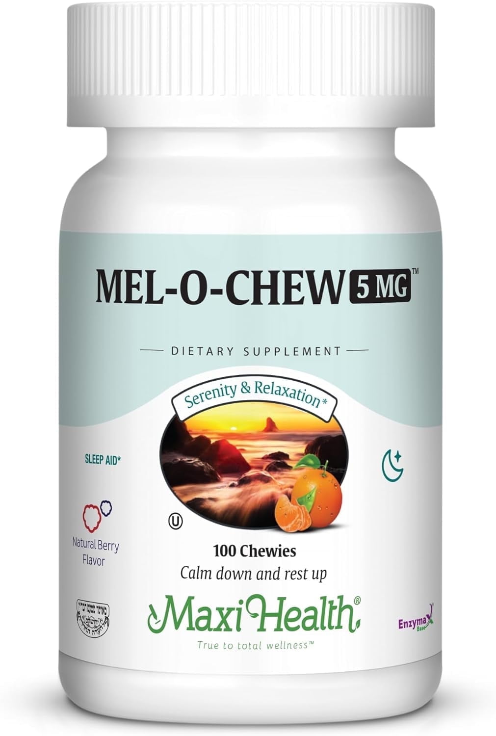 Maxi Health Extra-Strength Mel-O-Chew 5 mg Chewable Melatonin for Sleep ...