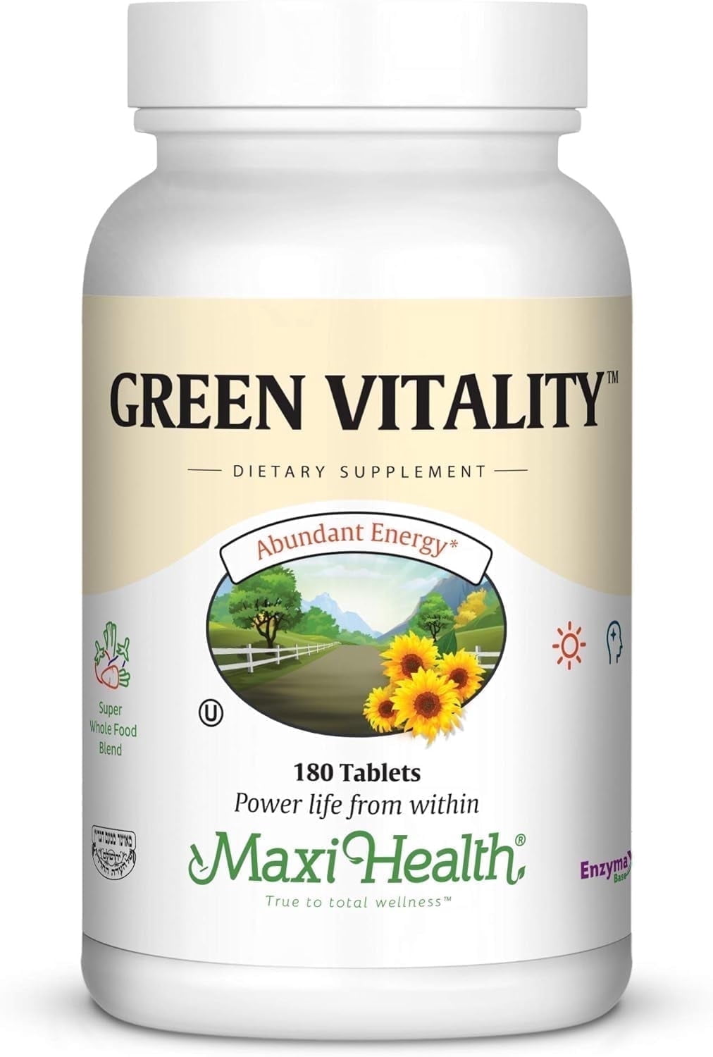 Maxi Health - Green Vitality - Green Superfood with Spirulina, Barley ...