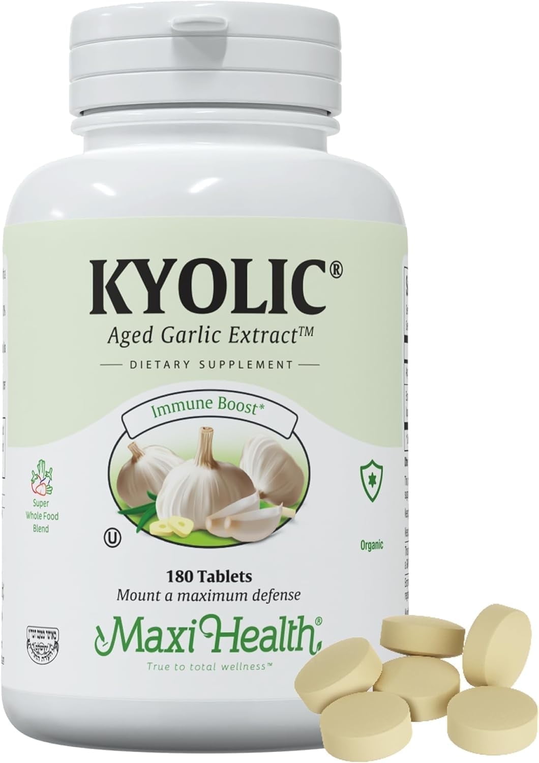 Maxi Health Kyolic Aged Garlic – Immune Support Supplement for Adults ...