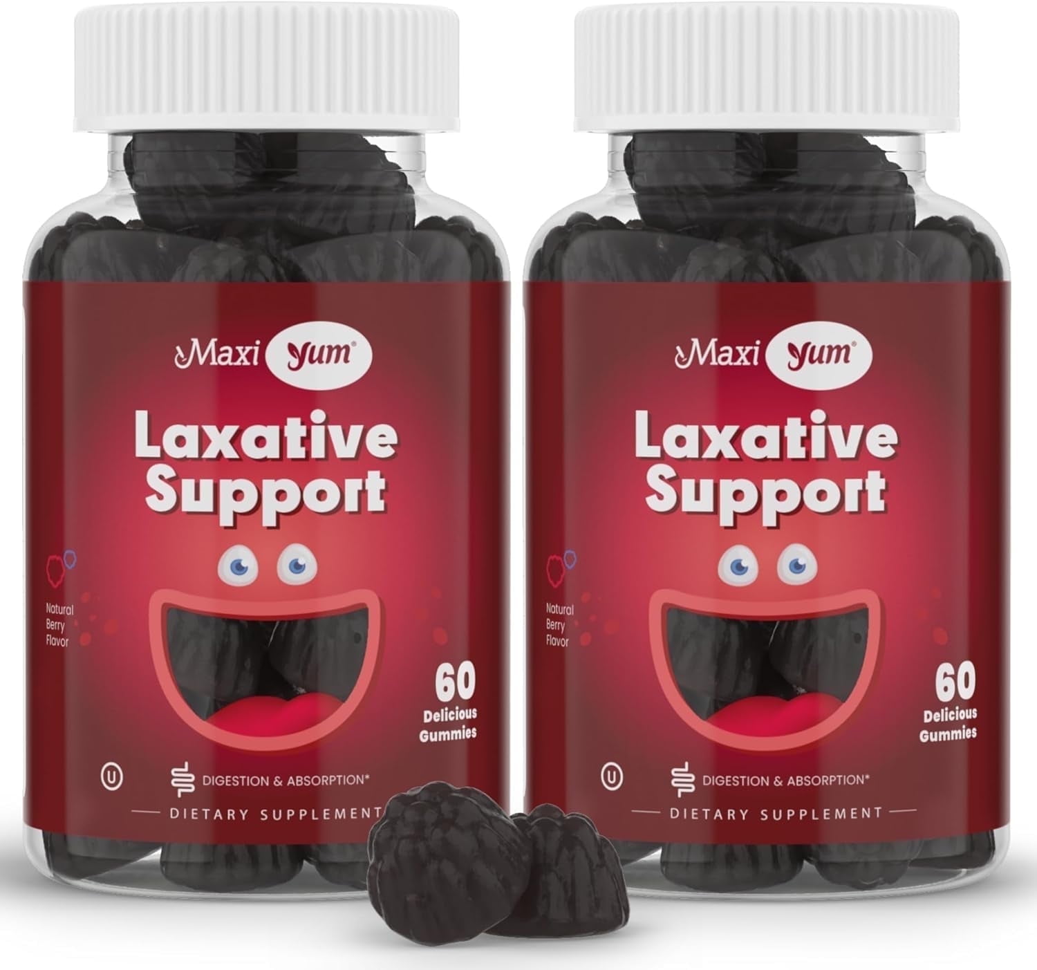 Maxi Health Laxative Gummies – Gentle Overnight Relief with Senna Leaf ...