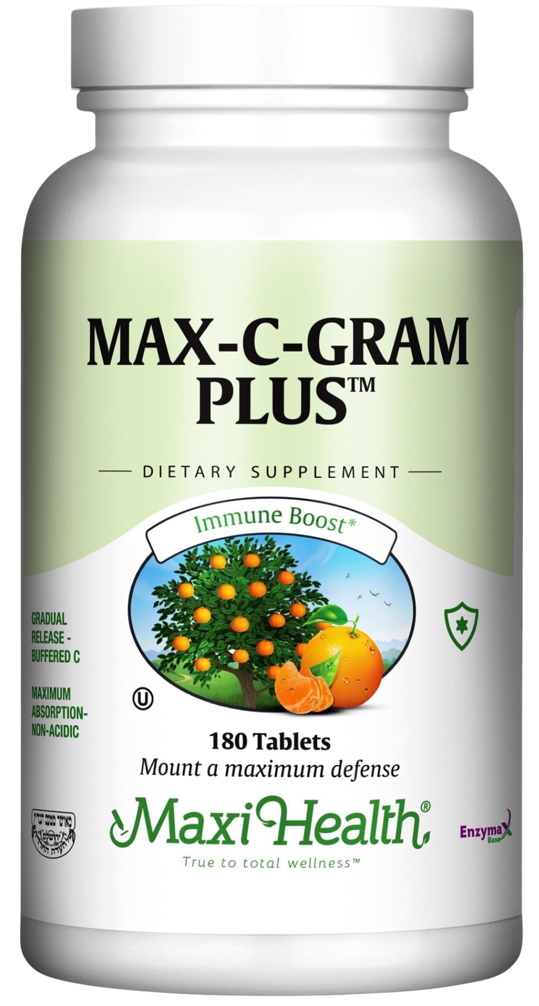 Maxi Health Max C Gram Plus -Gradual Release Buffered Vitamin C Tablets ...