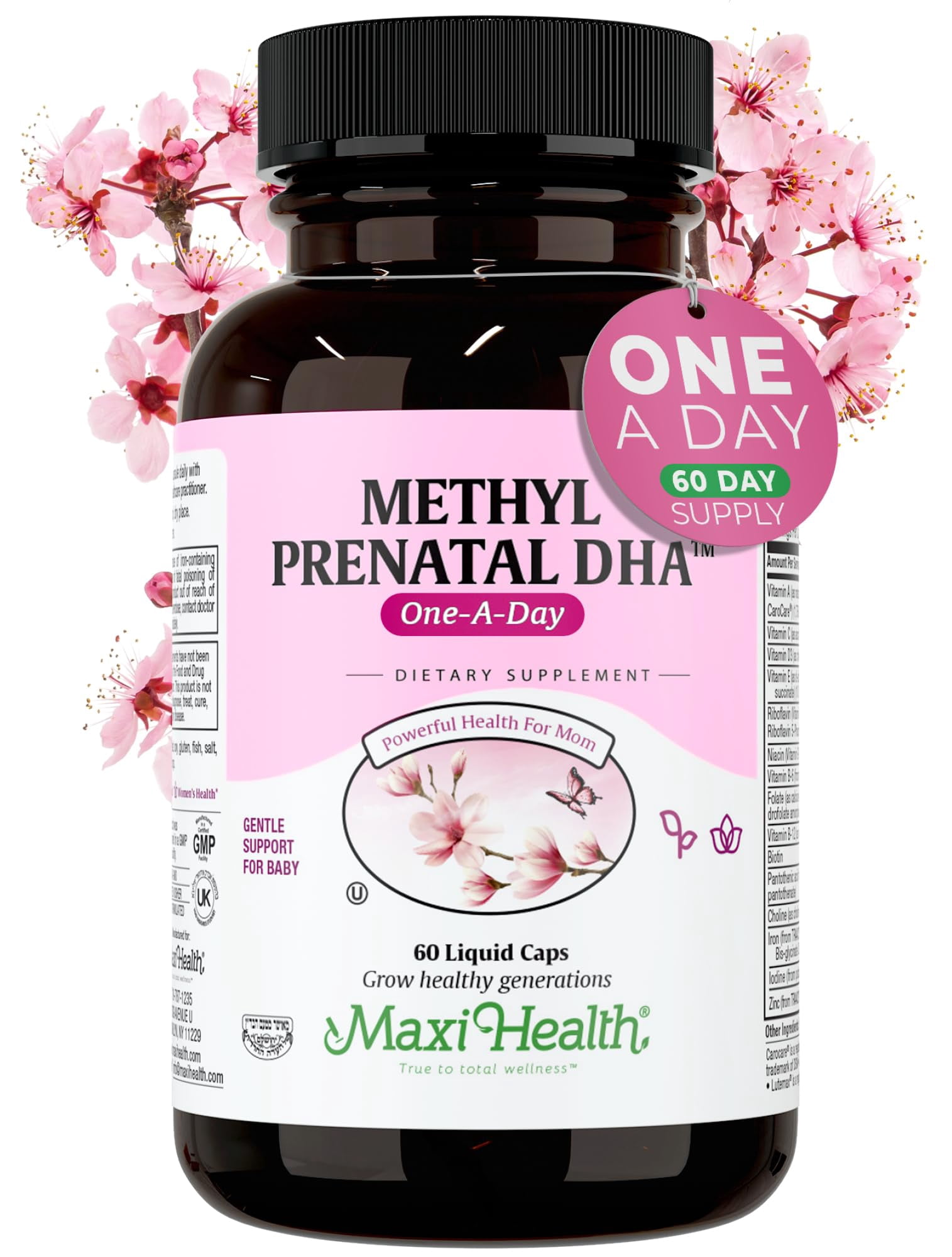 Maxi Health - Methyl Prenatal DHA Prenatal Vitamins Women - Doctor ...