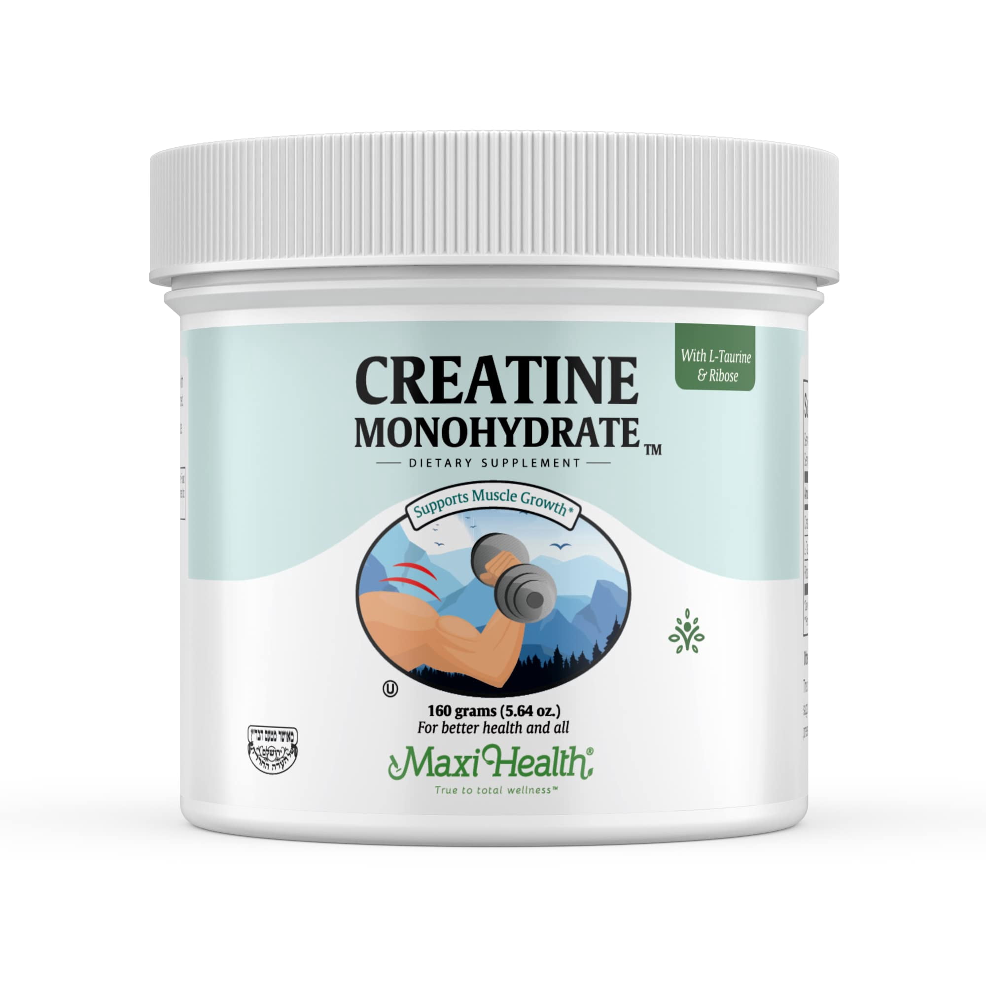 Maxi-Health Monohydrate Creatine For Muscle Mass With L-Taurine And ...