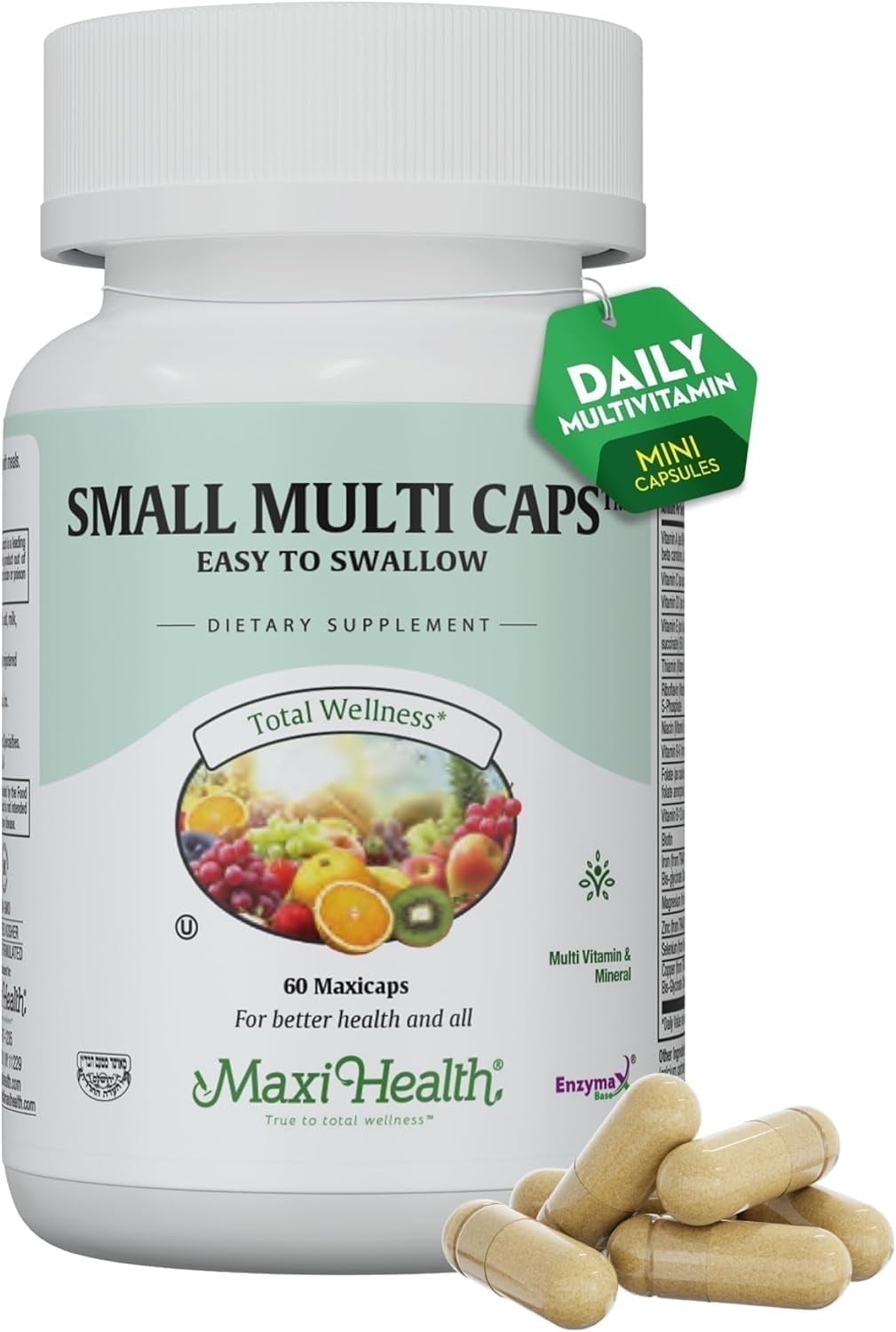 Maxi Health Multivitamin for Adults – Daily Vitamins with Iron ...
