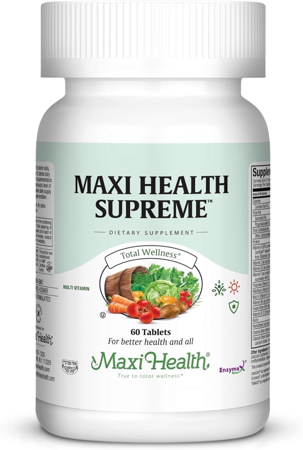 Maxi Health Supreme Multivitamin & Mineral for Immune Support ...