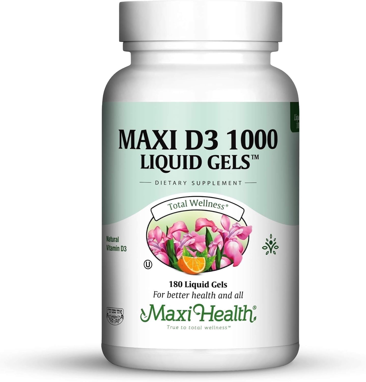 Maxi Health Vitamin D Supplement D3 1000 IU – Bone & Immune Support ...