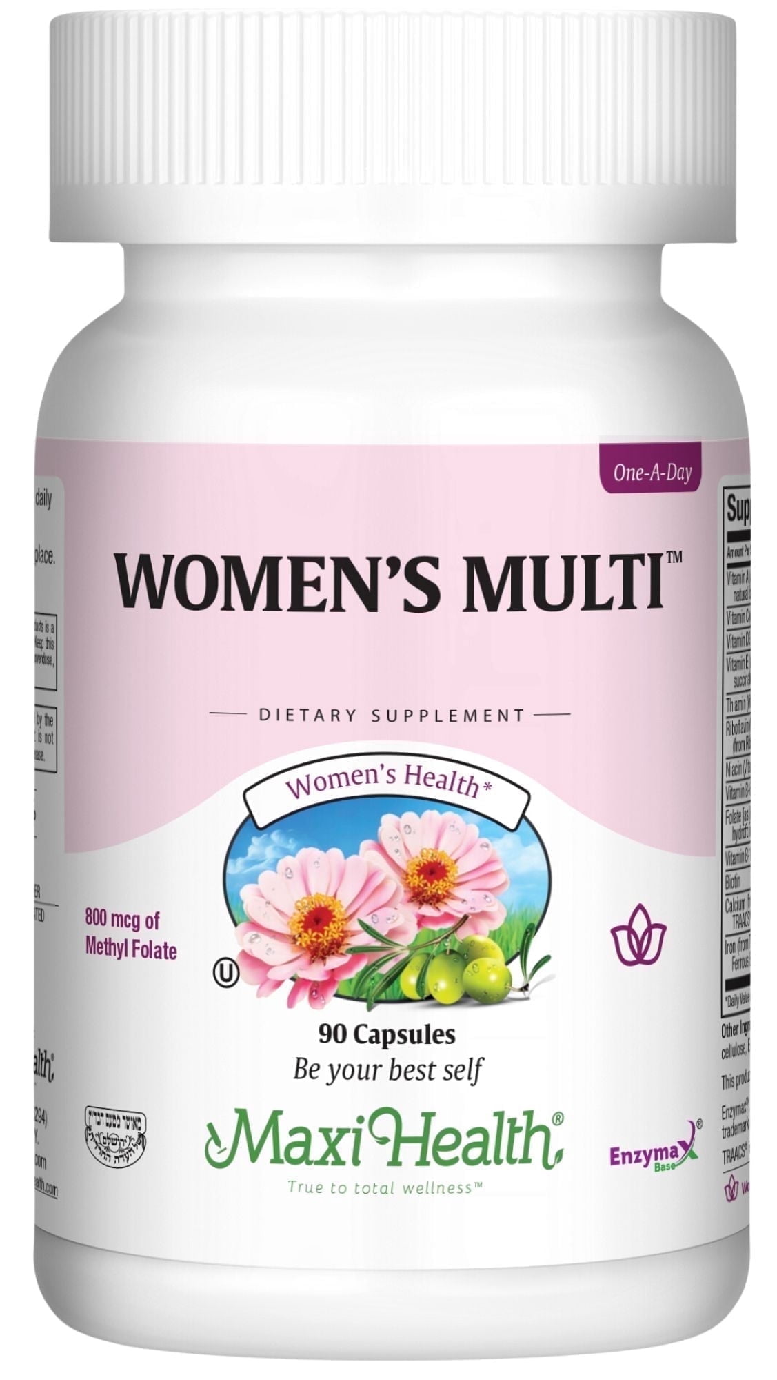 Maxi Health Women’s Daily Multivitamin with Biotin, Calcium ...