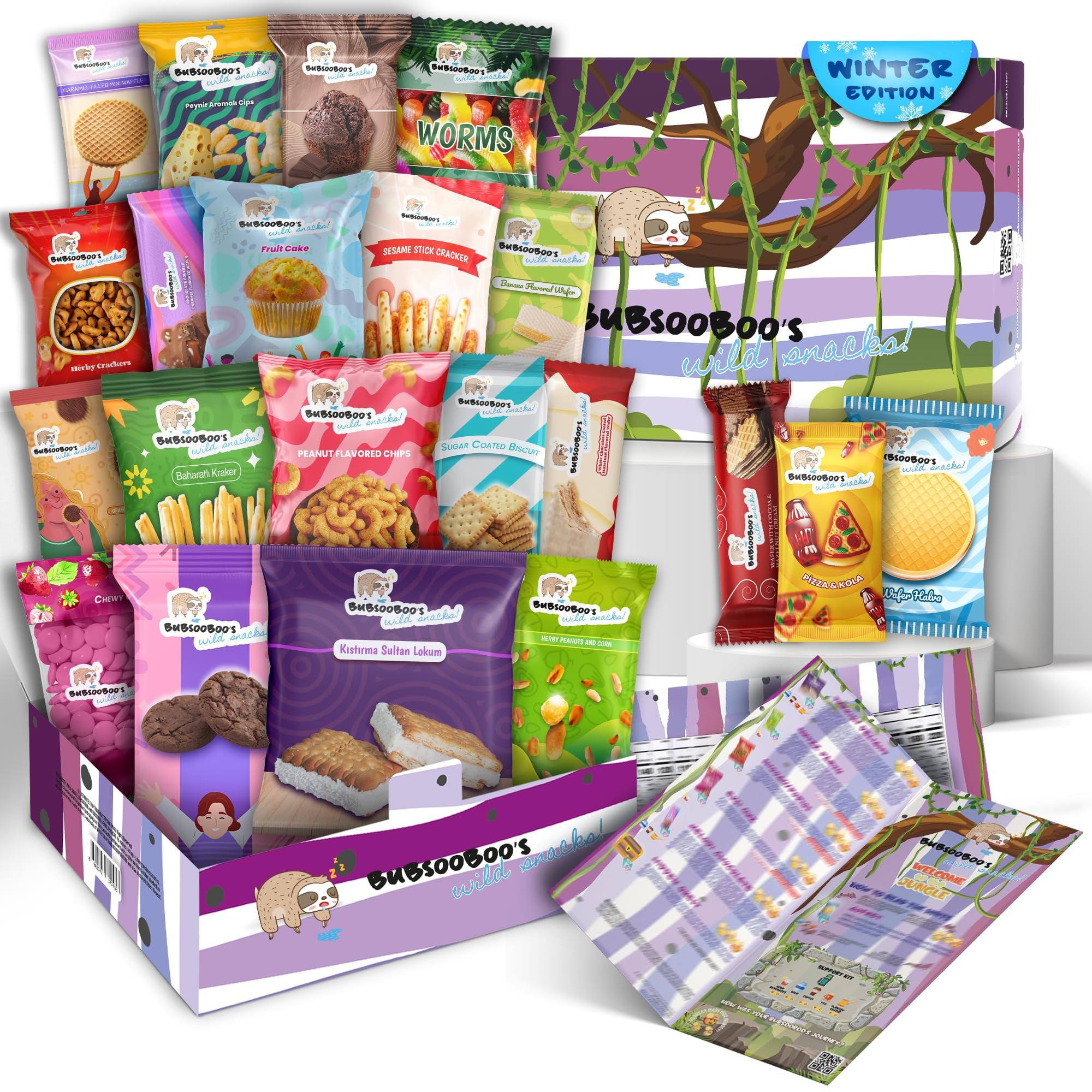 Maxi International Snack Box XEF1 (Rainforest Themed) | Snacks Variety ...