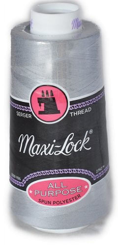 Maxi Lock All Purpose Thread Light Grey 3000 YD Cone MLT-031 - Walmart.com