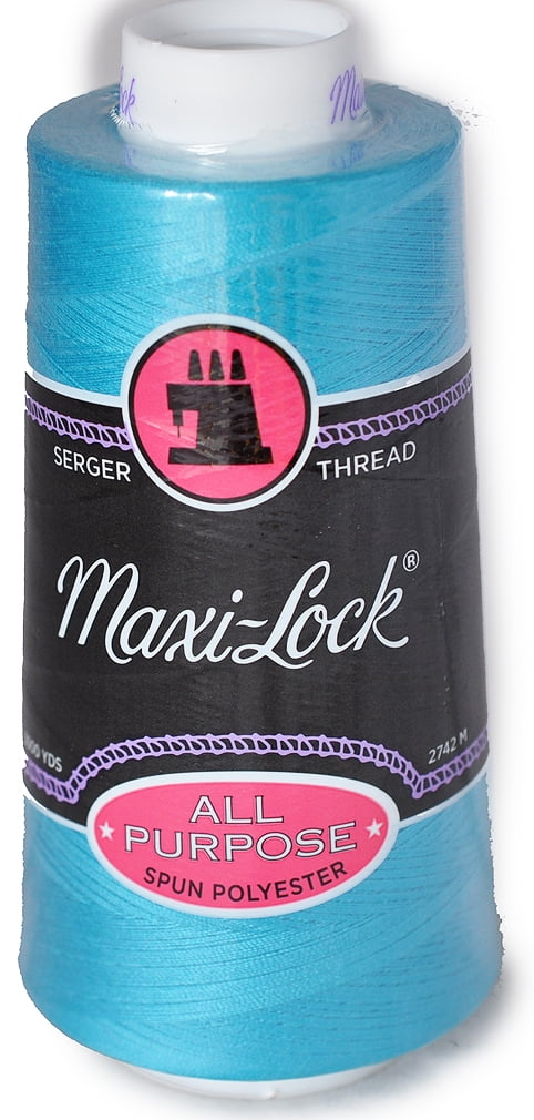 Maxi Lock All Purpose Thread Radiant Turquoise 3000 YD Cone MLT-056 ...