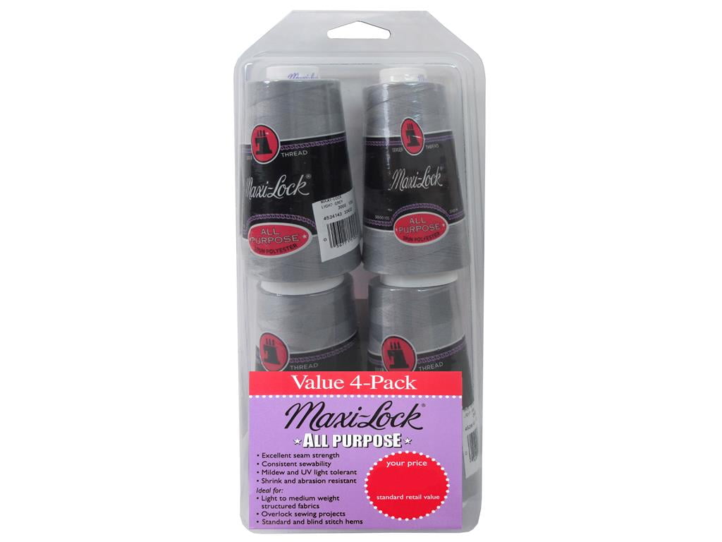 Maxi Lock All Purpose Value 4 Pack Light Grey - Walmart.com
