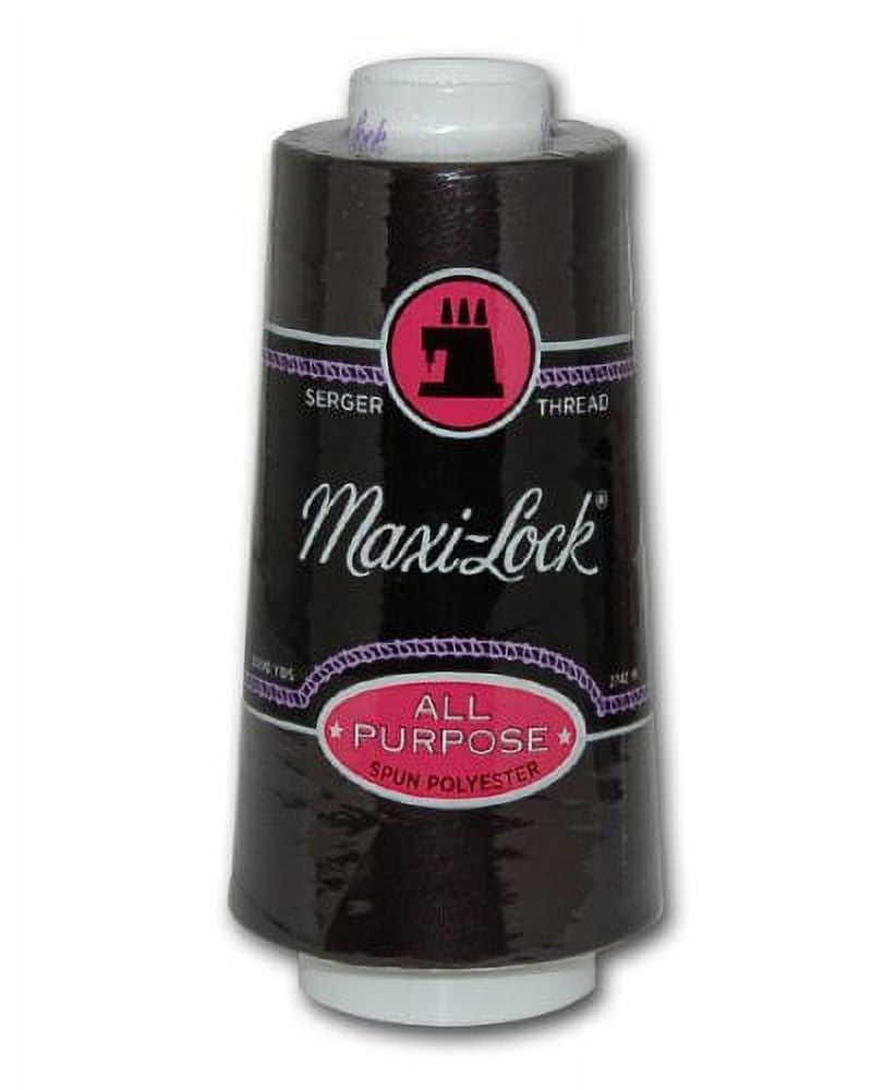 Maxi-Lock Cone Thread 3,000yd-Black - Walmart.com