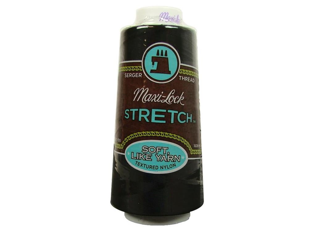 Maxi-Lock Stretch Serger Cone Thread 2,000Yd-Black - Walmart.com