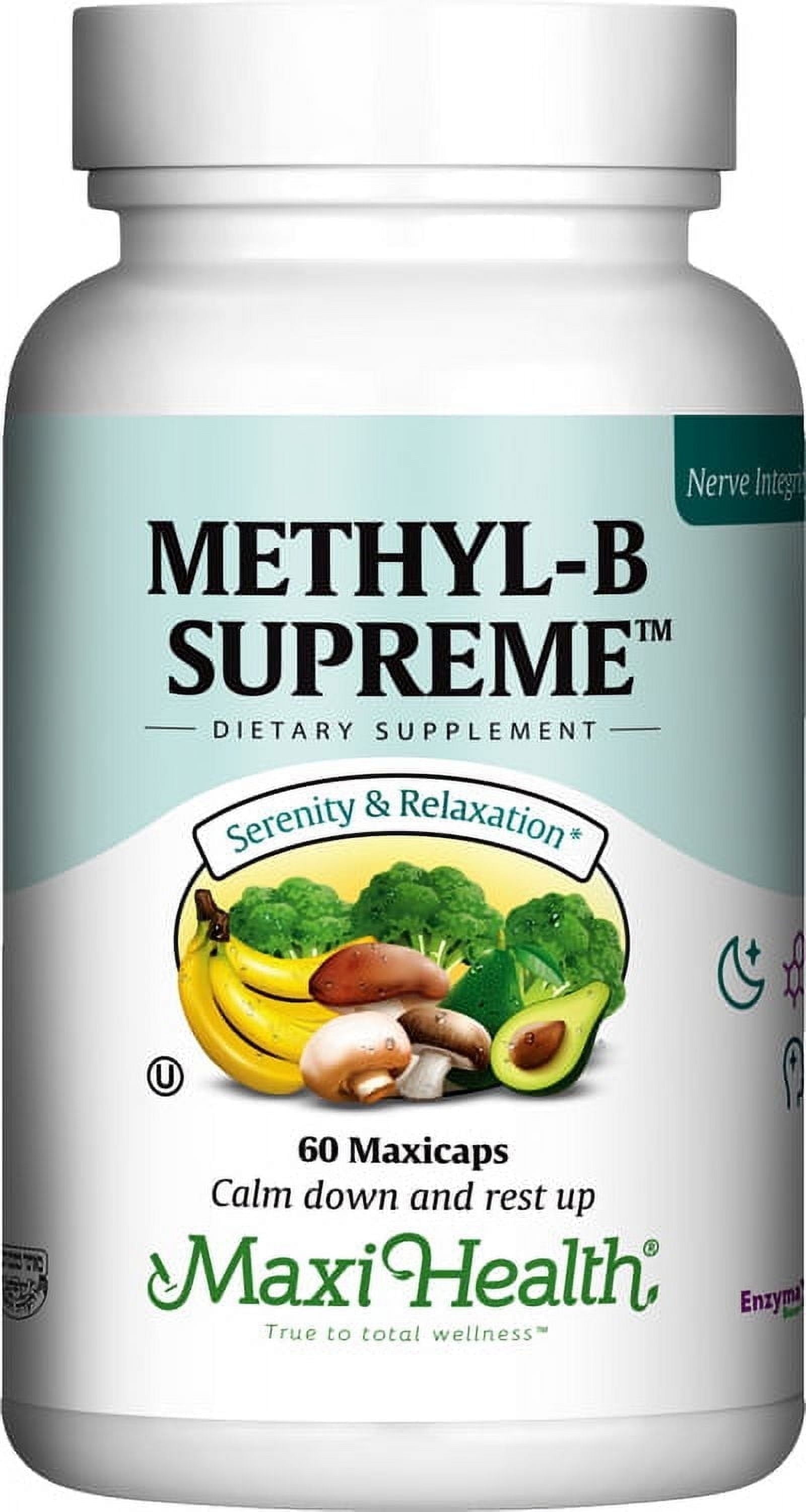 Maxi-Health Methyl B Supreme – Methylated B12 & Folate Complex for ...