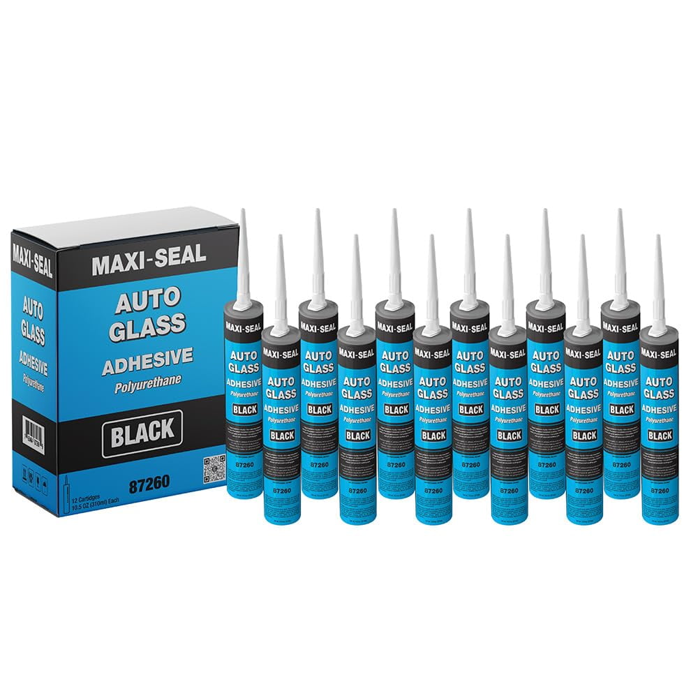 Maxi-Seal Black Polyurethane Windshield Adhesive with Fast Curing Non ...