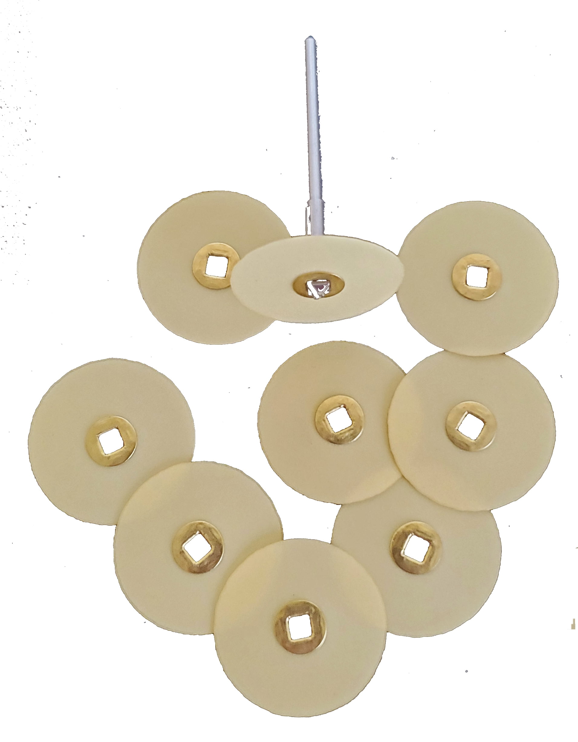 BRASS CENTER ADALOX DISC 7/8"(21mm) medium grit box of 100 - Walmart.com