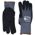 MaxiFlex 34-874 Maximum Breathability Comfort and Durability-Handling Nitrile Coated Gloves ...