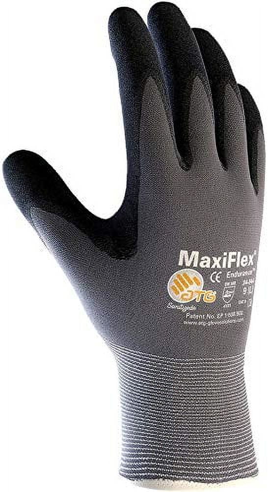 MaxiFlex Endurance 34-844/XL Seamless Knit Nylon Glove with Nitrile Coated Micro-Foam Grip on ...