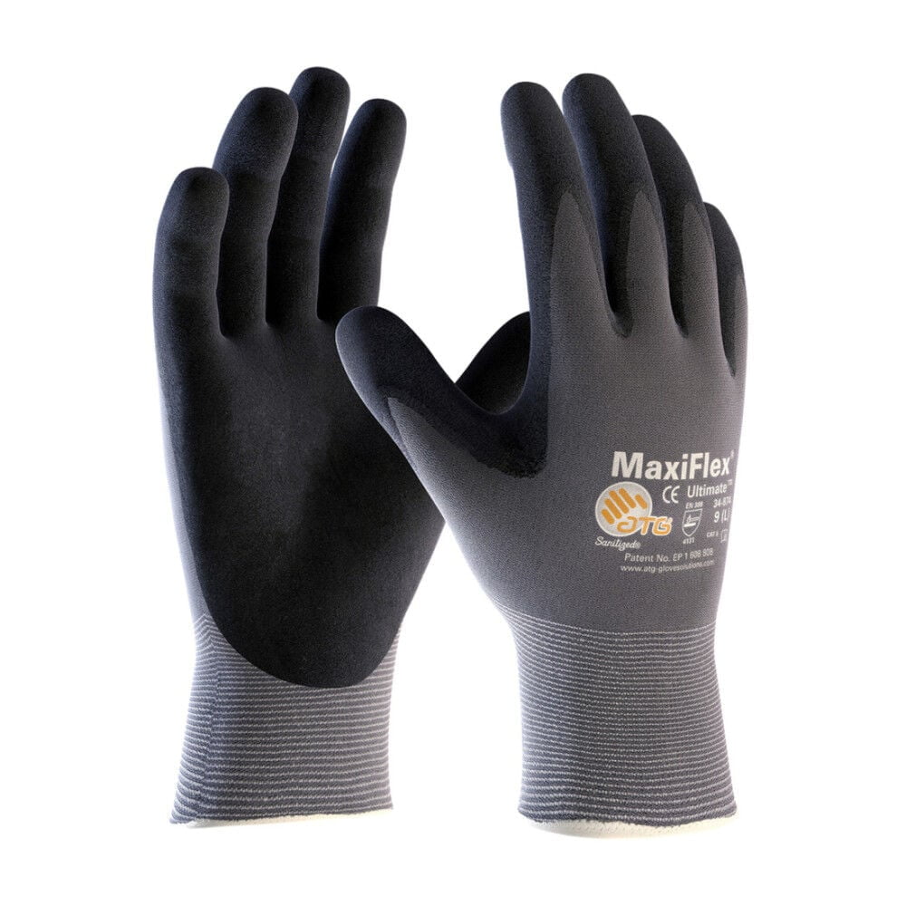 MaxiFlex Ultimate Nylon Nitrile Gloves 34-874/L - Walmart.com
