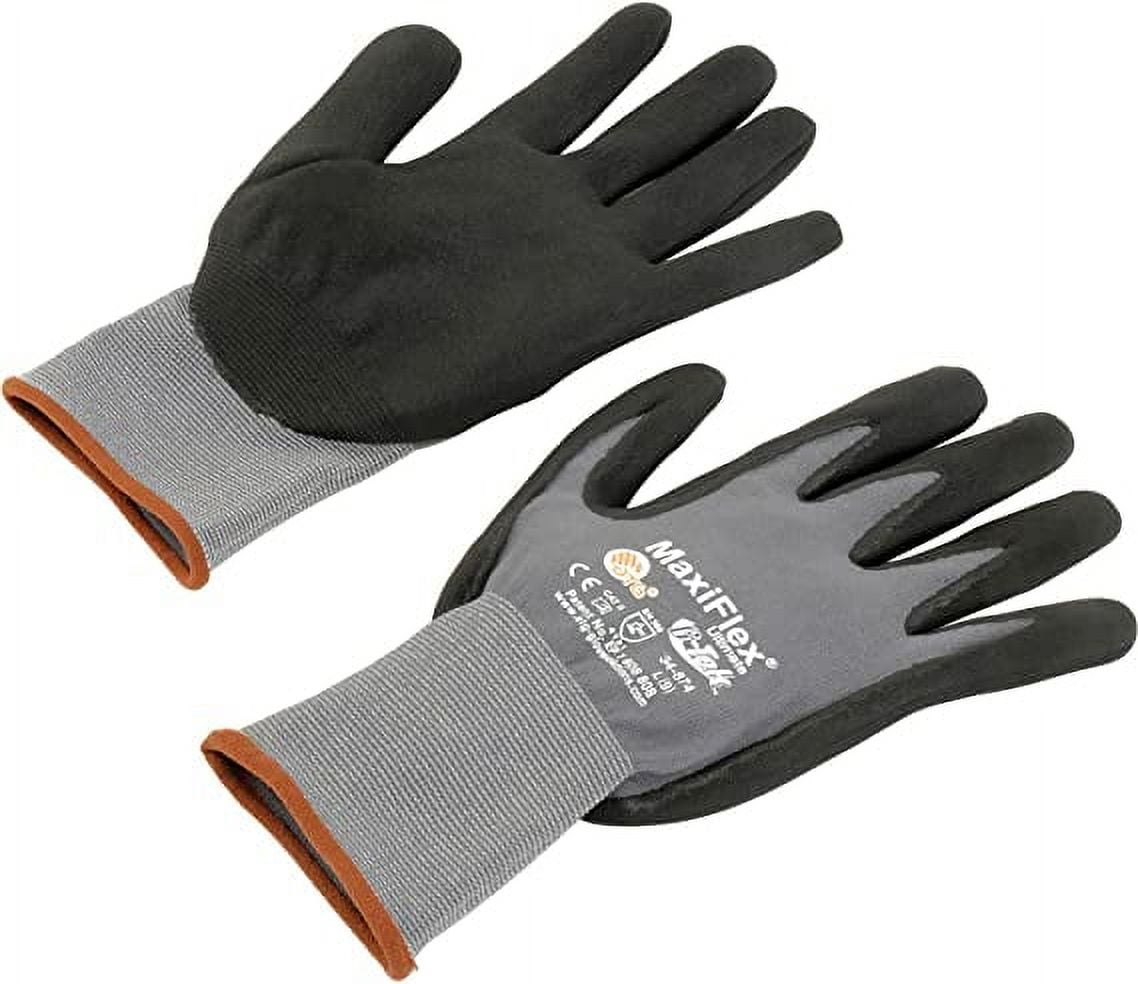 MaxiFlex Ultimate Nylon Nitrile Gloves 34-874/L - Walmart.com