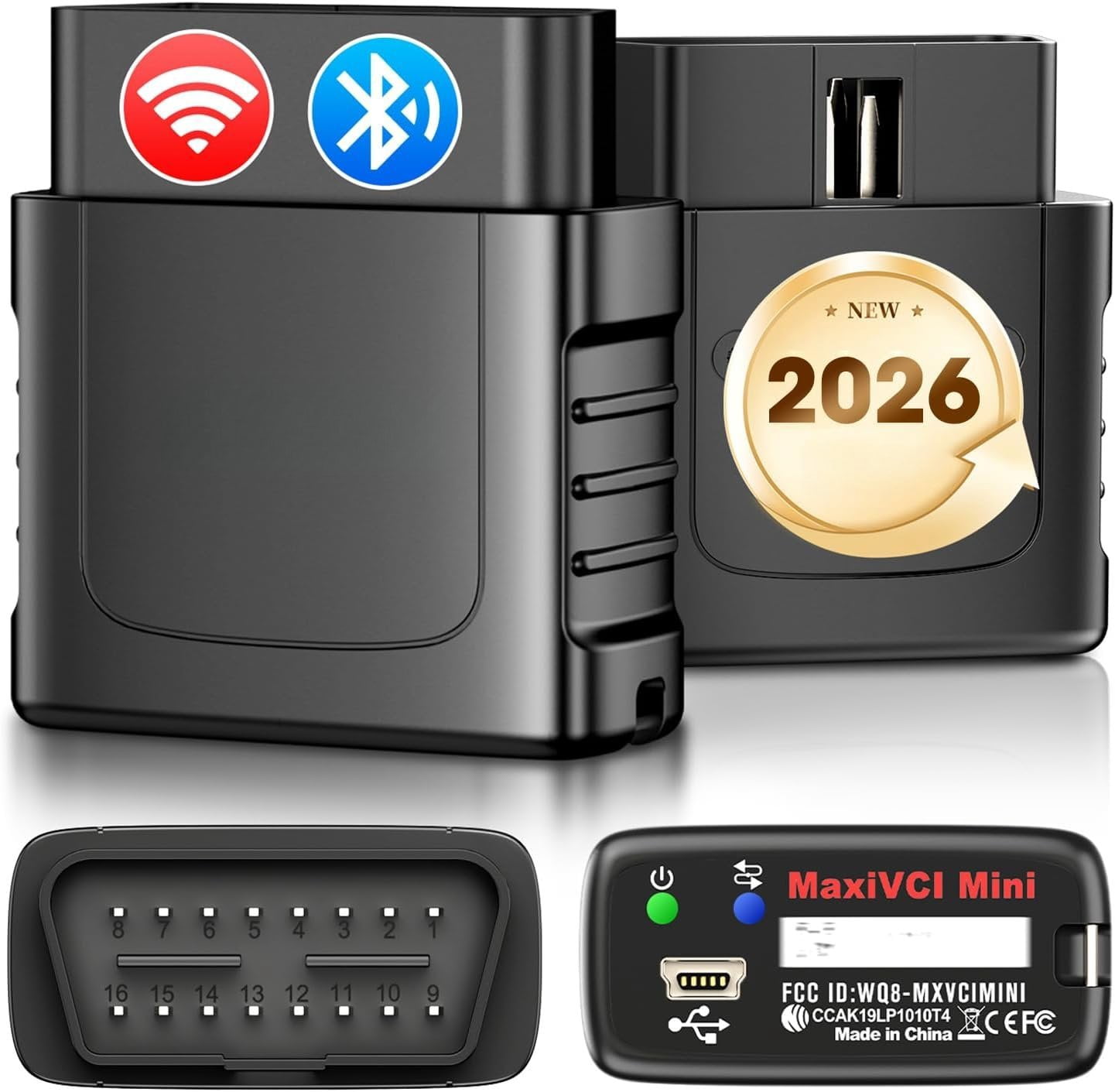 MaxiSys MaxiVCI VCI Mini Diagnostic Interface, 2026 Dongle, Work with ...