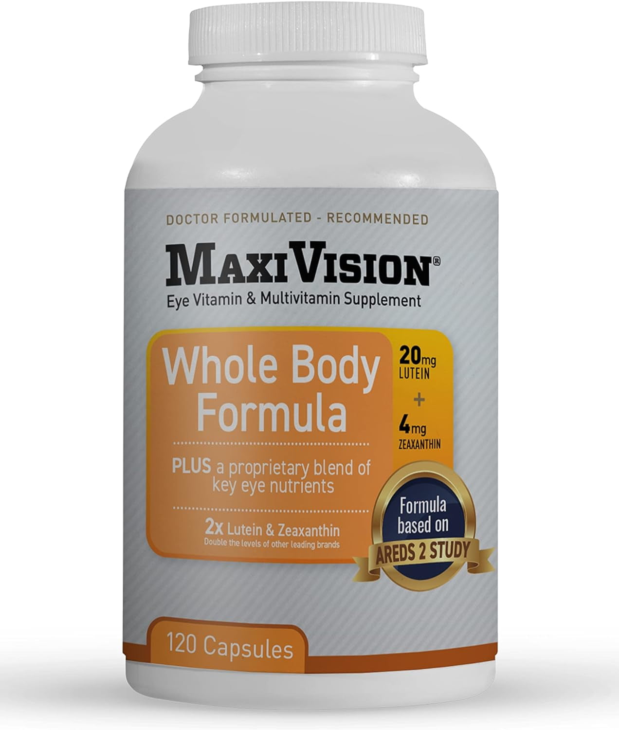 MaxiVision AREDS 2 Eye Vitamins, Lutein Zeaxanthin Tablets for Vision ...