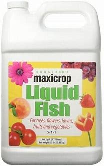 Maxicrop Liquid Fish 1gal 3-1-1 - Walmart.com