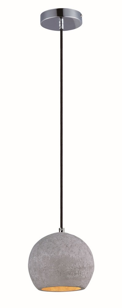 Maxim 12390GYPC Crete Pendants 7in 1-light Polished Chrome - Walmart.com