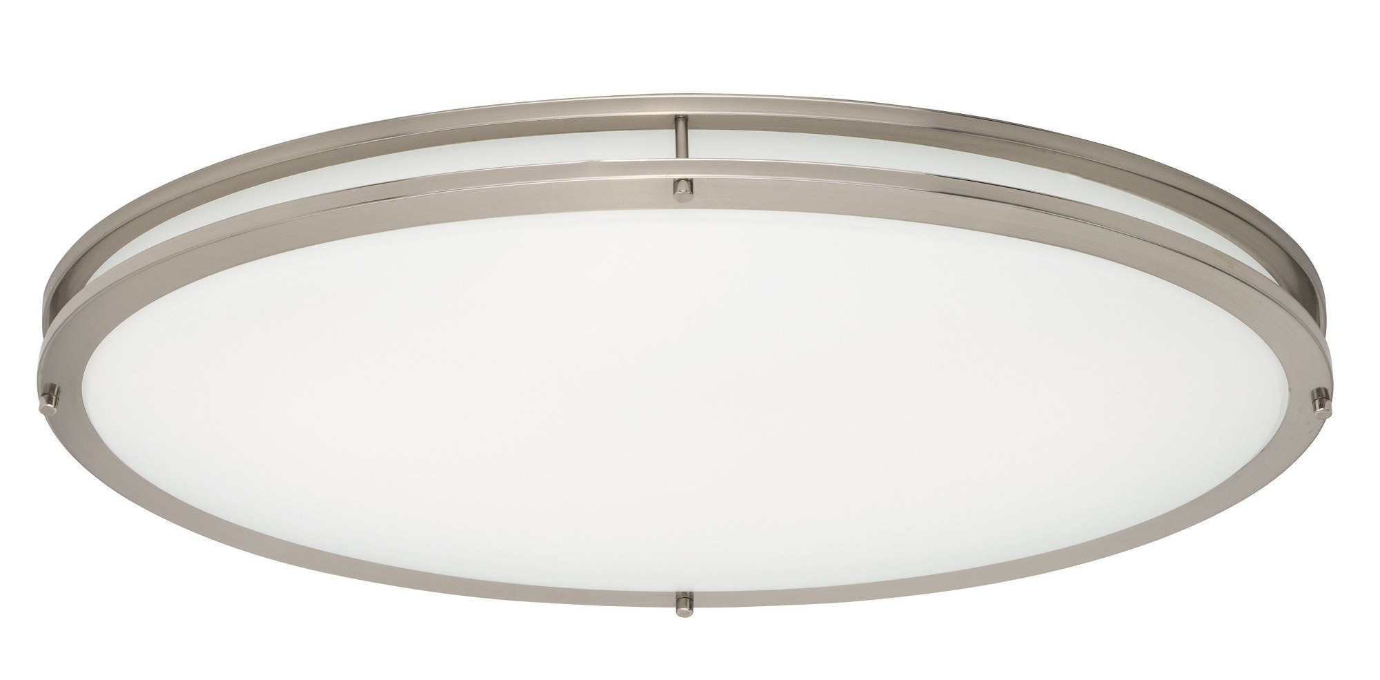 Maxim Linear LED Ceiling Fixture, 4.5 in. Flush Mount - Satin Nickel ...