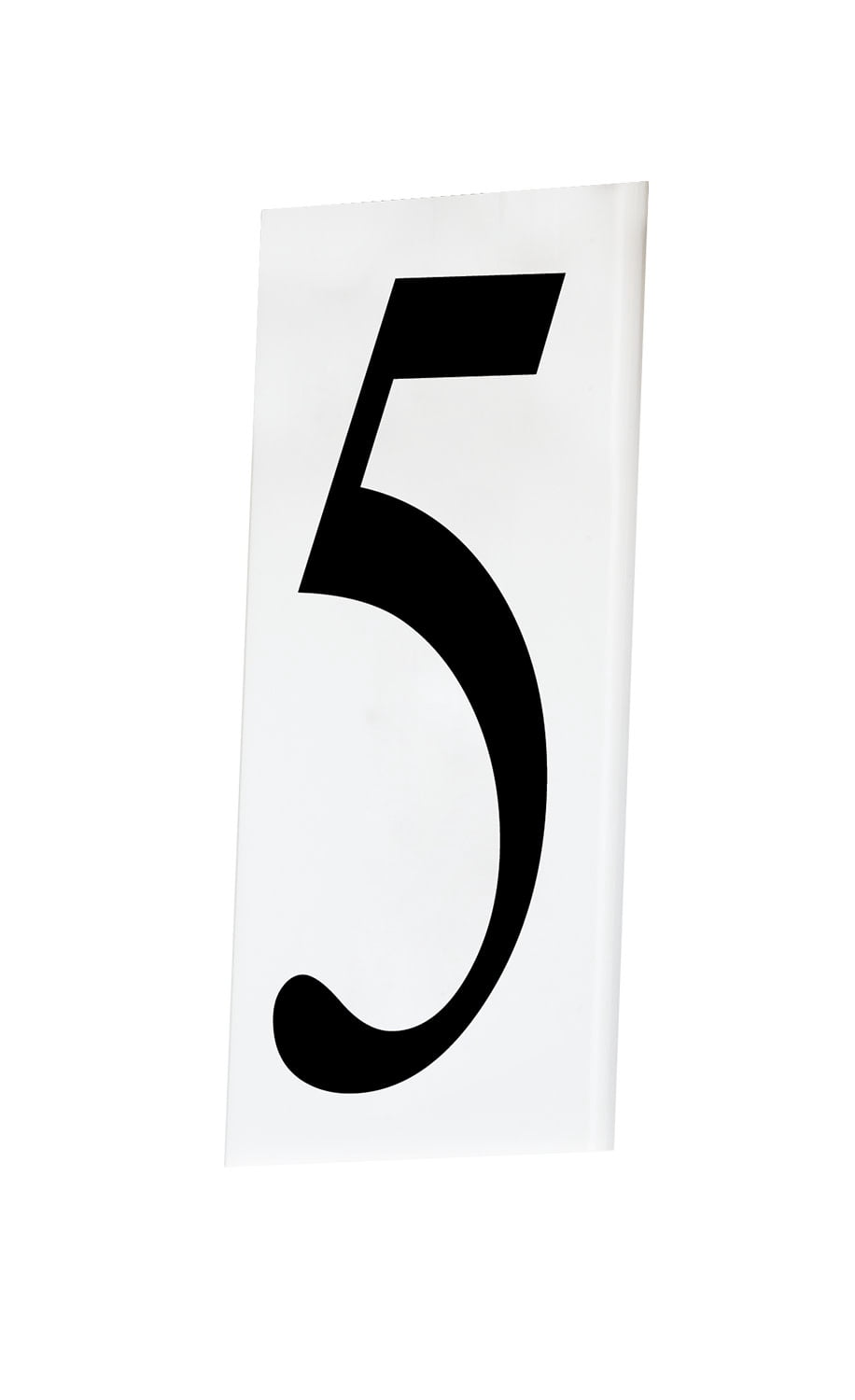 Maxim 53615WT House Number 5 Address-Outdoor Wall Mount, White ...