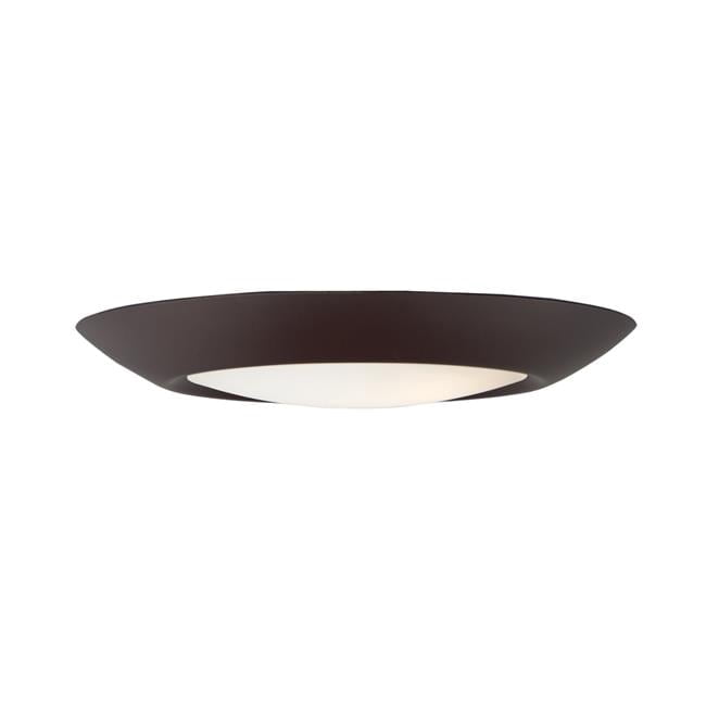 Maxim 57613WTBZ 7.5 in. Diverse LED Flush Mount Ceiling Light, Bronze ...