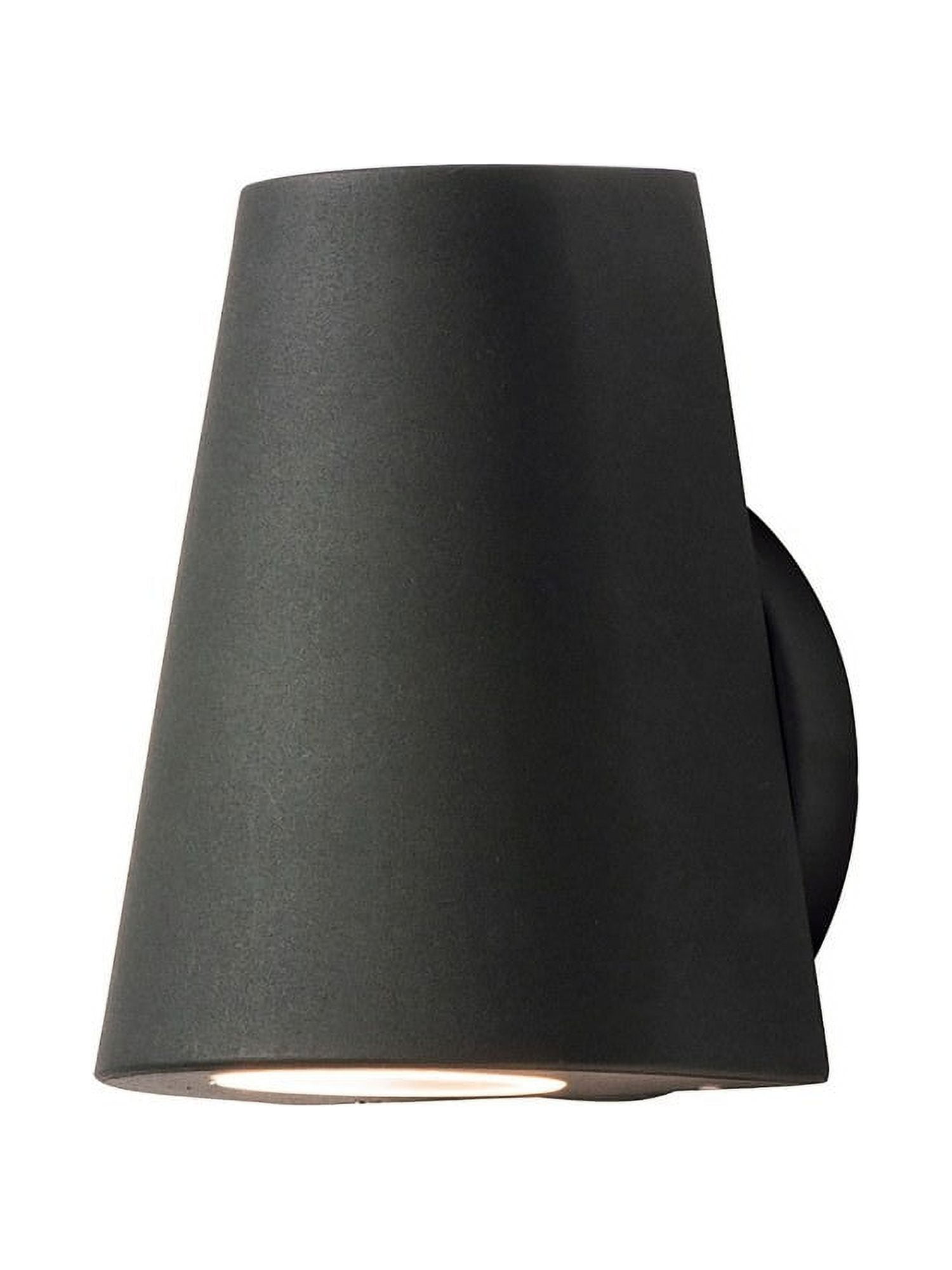 Maxim 86199BK 6 in. Mini LED One-Light Outdoor Wall Mount, Black ...