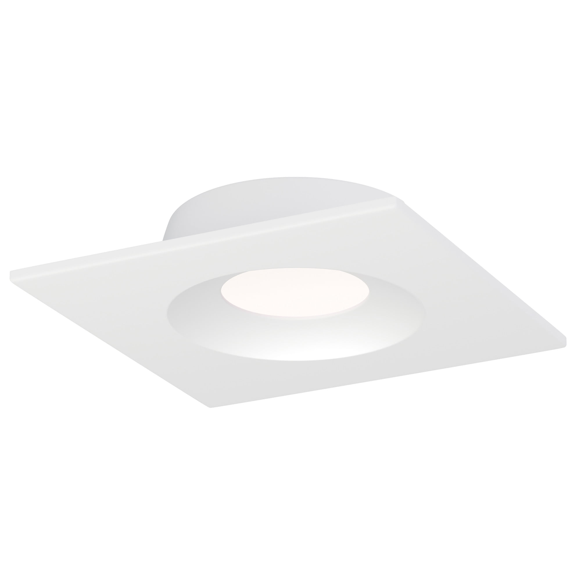 Maxim 87674 Crisp 4-1/2" Integrated Led Square Recessed Trim - White ...