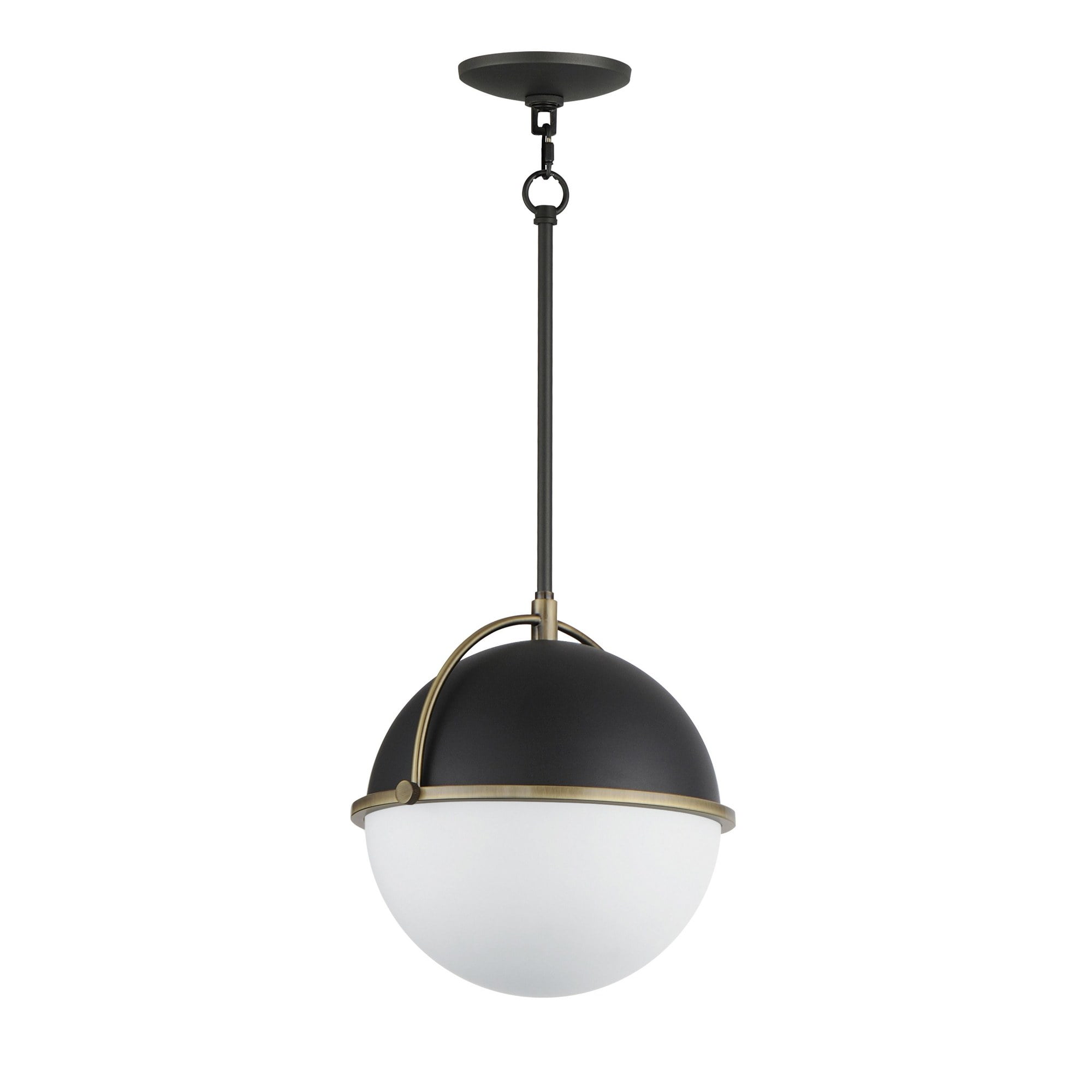 12412SWBKWBR-Maxim Lighting-Duke - 1 Light Pendant-11.25 Inches Tall ...