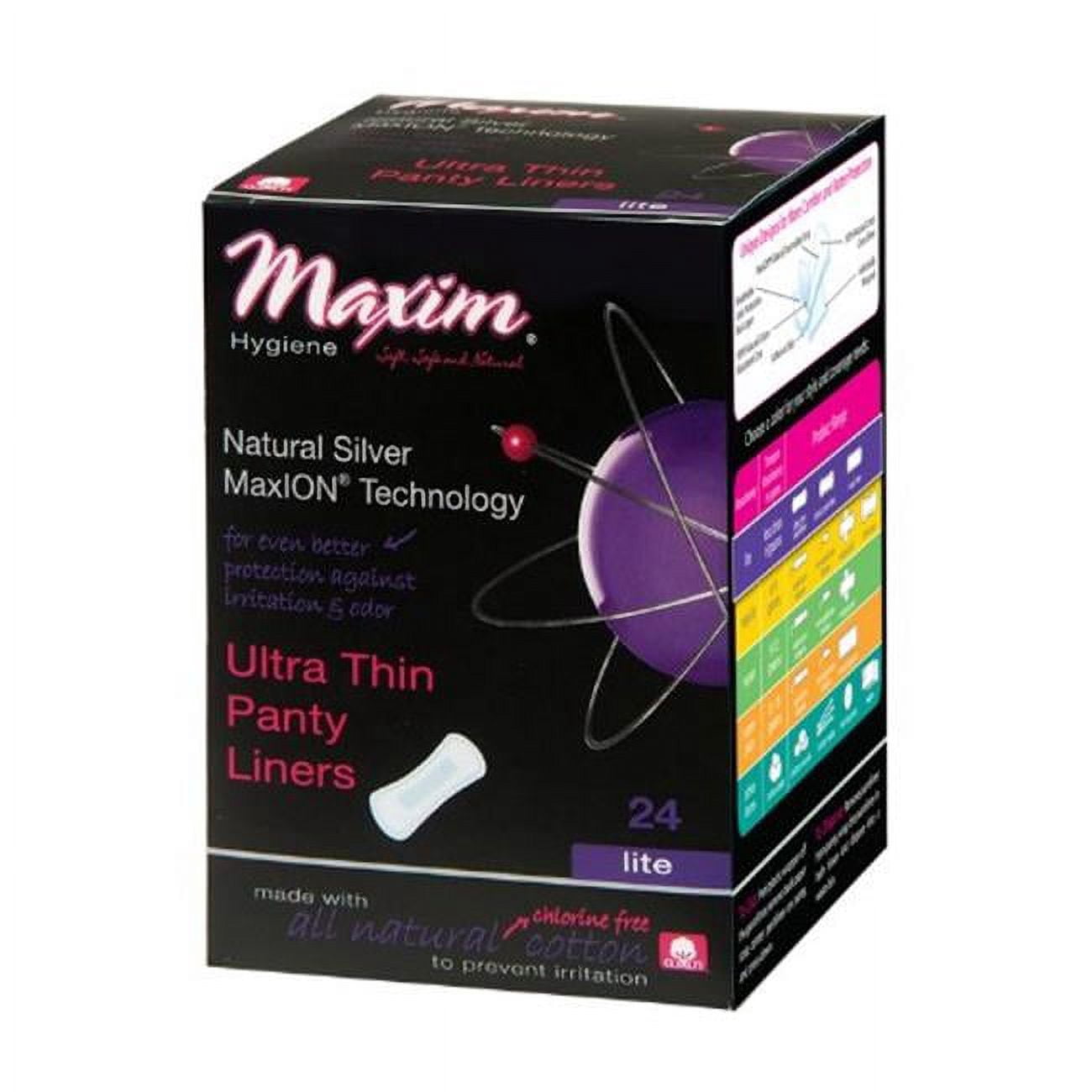 Maxim Hygiene Natural Silver Maxion Technology Ultra Thin Panty Liner ...