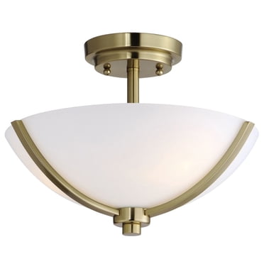 Maxim Lighting - Duke - 1 Light Semi-Flush Mount-10.75 Inches Tall and ...