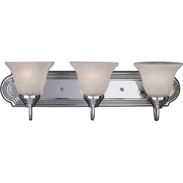 Modern 22 in. 3-Light Black Bathroom Vanity Light, Powder Room Rustic ...