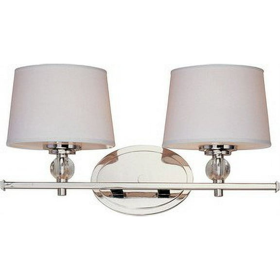 Dainolite 2 Light Vanity - Chrome - Walmart.com