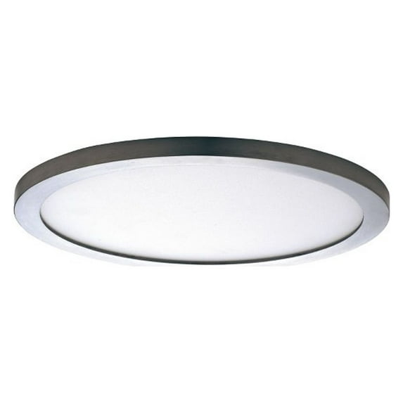 Maxim Lighting - Wafer - 10W 1 LED Round Flush Mount-0.5 Inches Tall ...