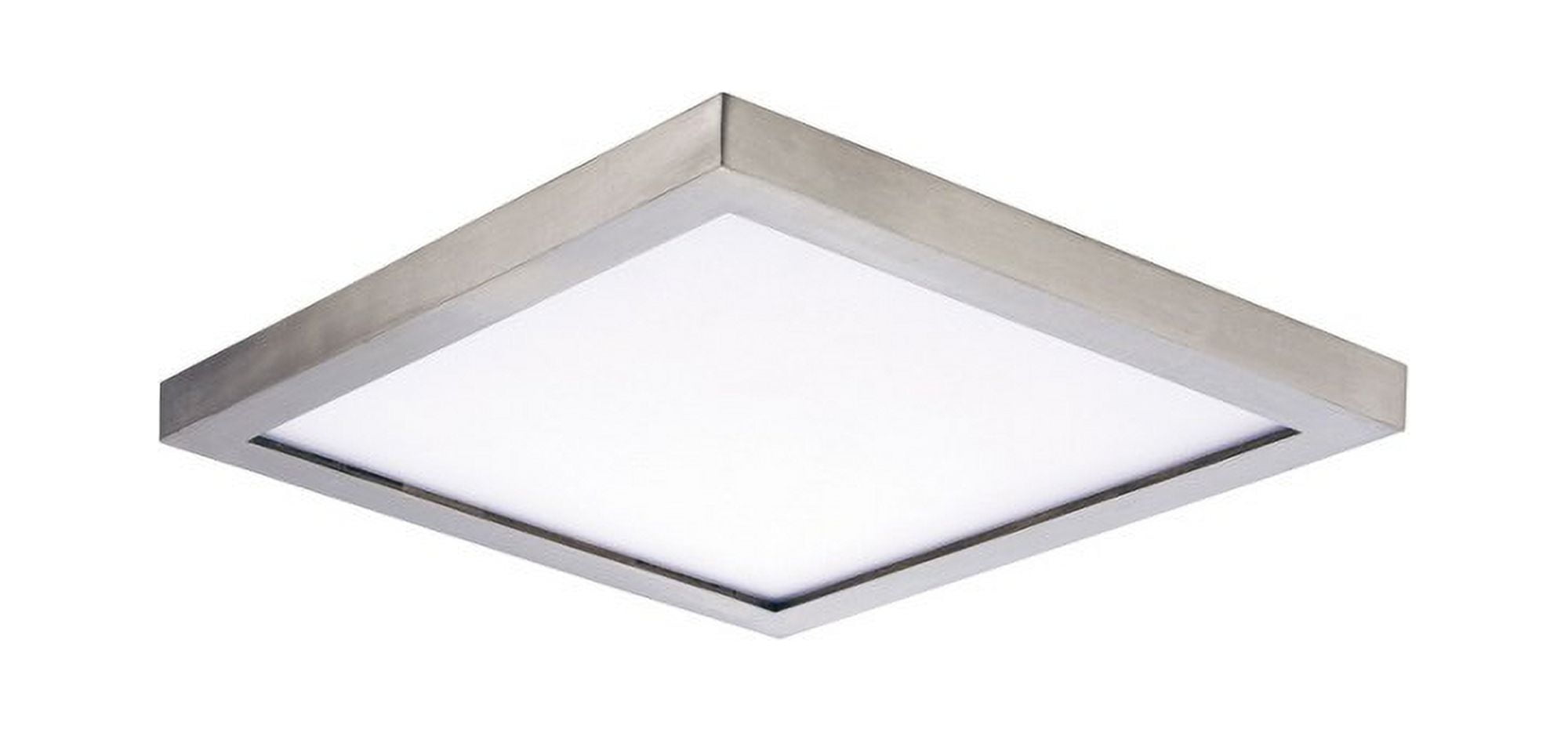 Maxim Lighting - Wafer - 15W 1 LED Square Flush Mount-0.5 Inches Tall ...