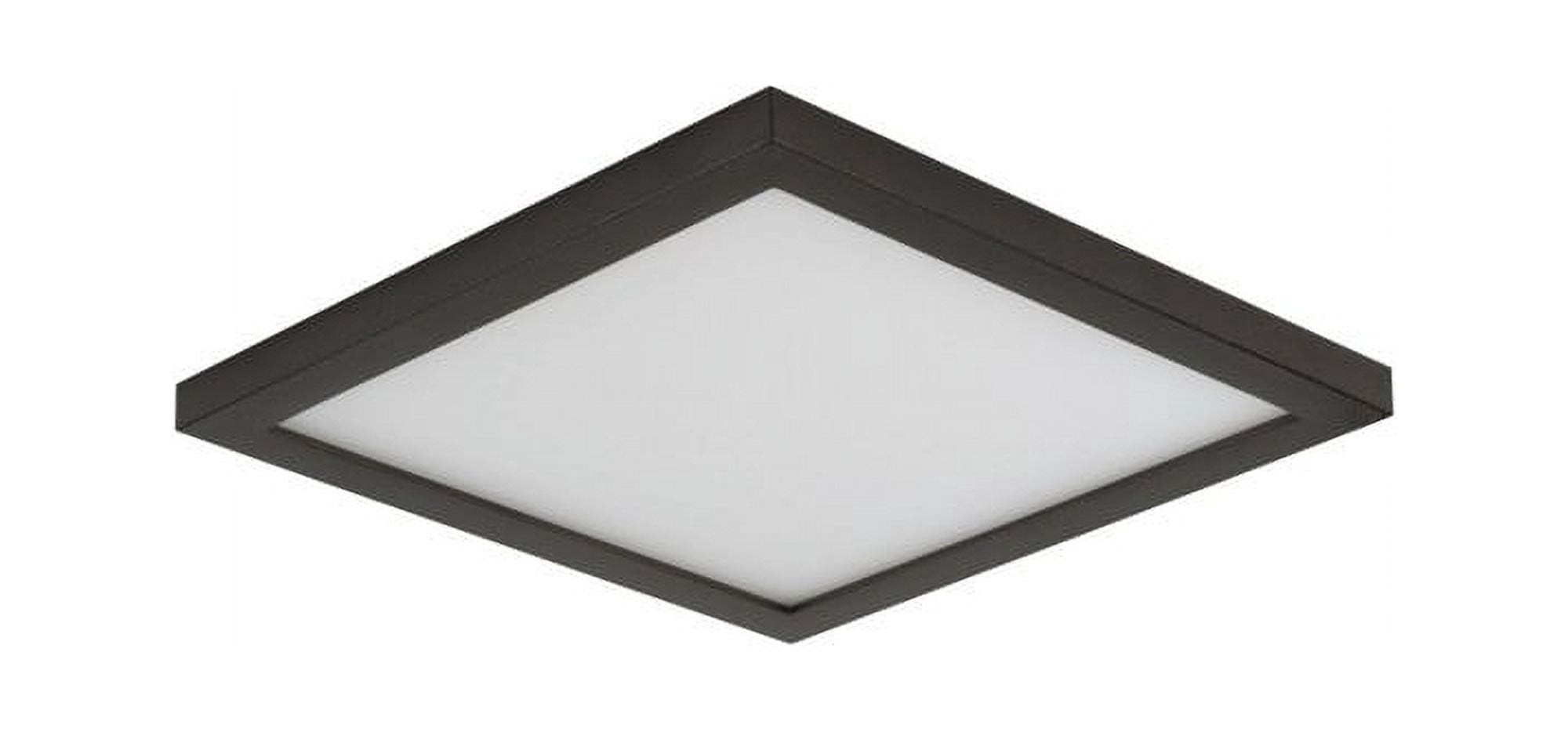 Maxim Lighting - Wafer - 15W 1 LED Square Flush Mount-0.5 Inches Tall ...