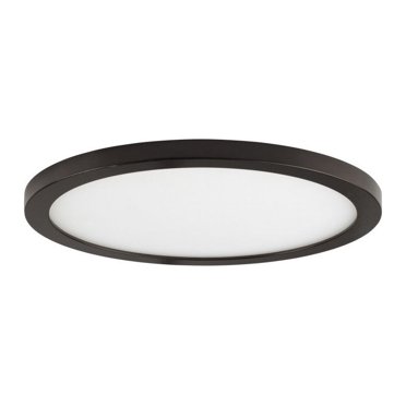 Maxim Lighting - Wafer - 10W 1 LED Round Flush Mount-0.5 Inches Tall ...