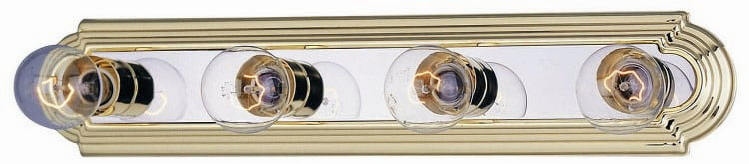 Maxim Mx 7124 Essentials 24" Wide 4-Bulb Bathroom Light Fixture ...