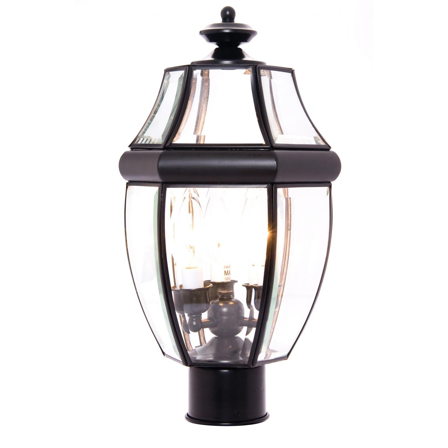 Maxim South Park Three Light 18-Inch Outdoor Post Light - Black ...