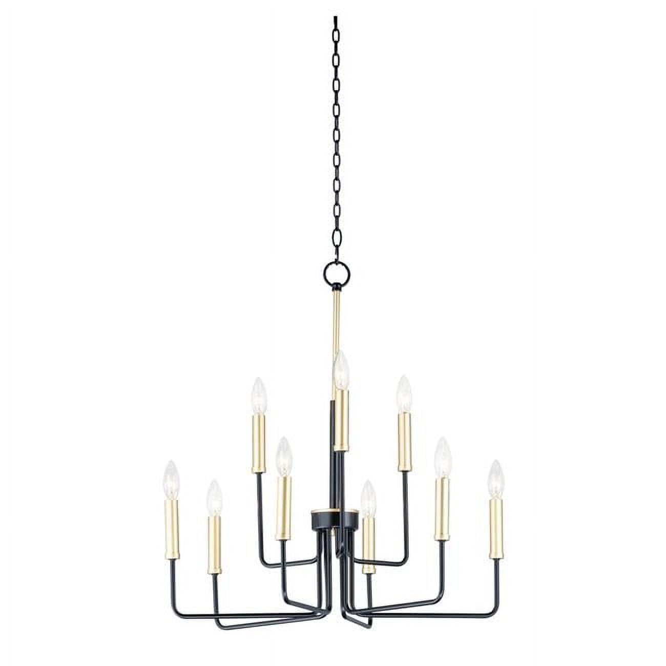 10257BKGLD-Maxim Lighting-Sullivan-Nine Light 2-Tier Chandelier-25 ...