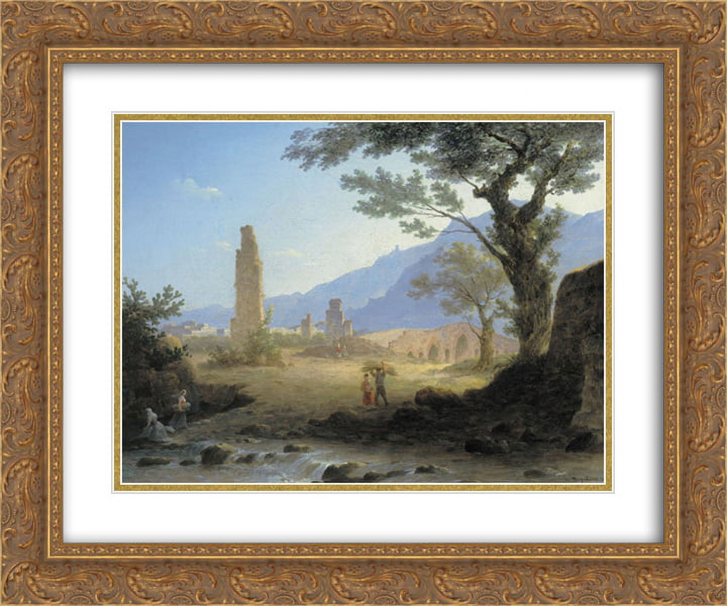 Maxim Vorobiev 2x Matted 24x20 Gold Ornate Framed Art Print 'Italian ...